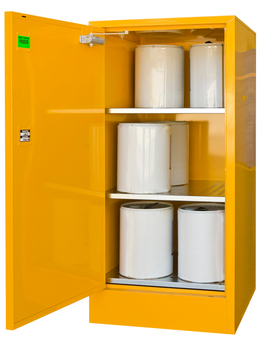 Flammable Solids Storage Cabinet - Single Door - 250L – Storemasta