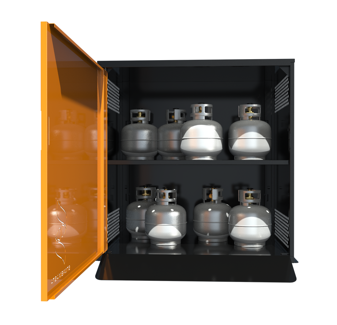 Medium - Gas Cylinder Store - Single Sided Access – Storemasta