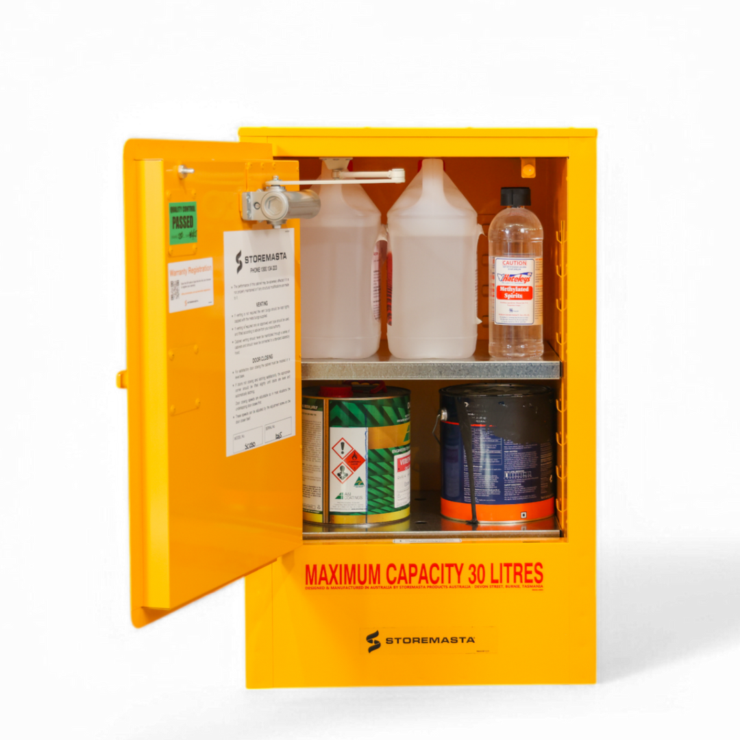 Indoor Chemical Storage Cabinets - Australian Made | Storemasta