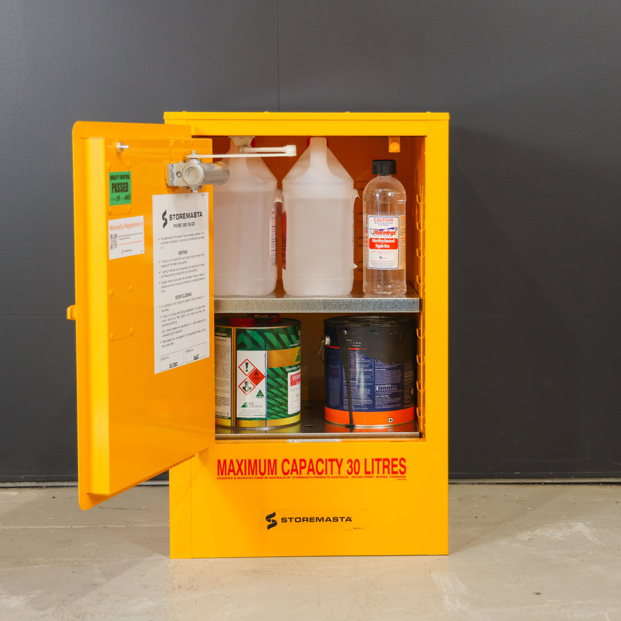 Indoor Chemical Storage Cabinets - Australian Made | Storemasta