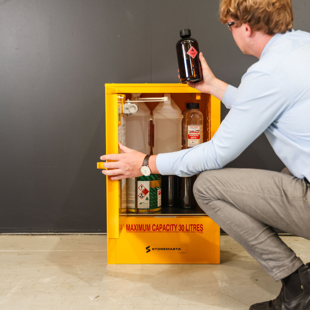 Indoor Chemical Storage Cabinets - Australian Made | Storemasta