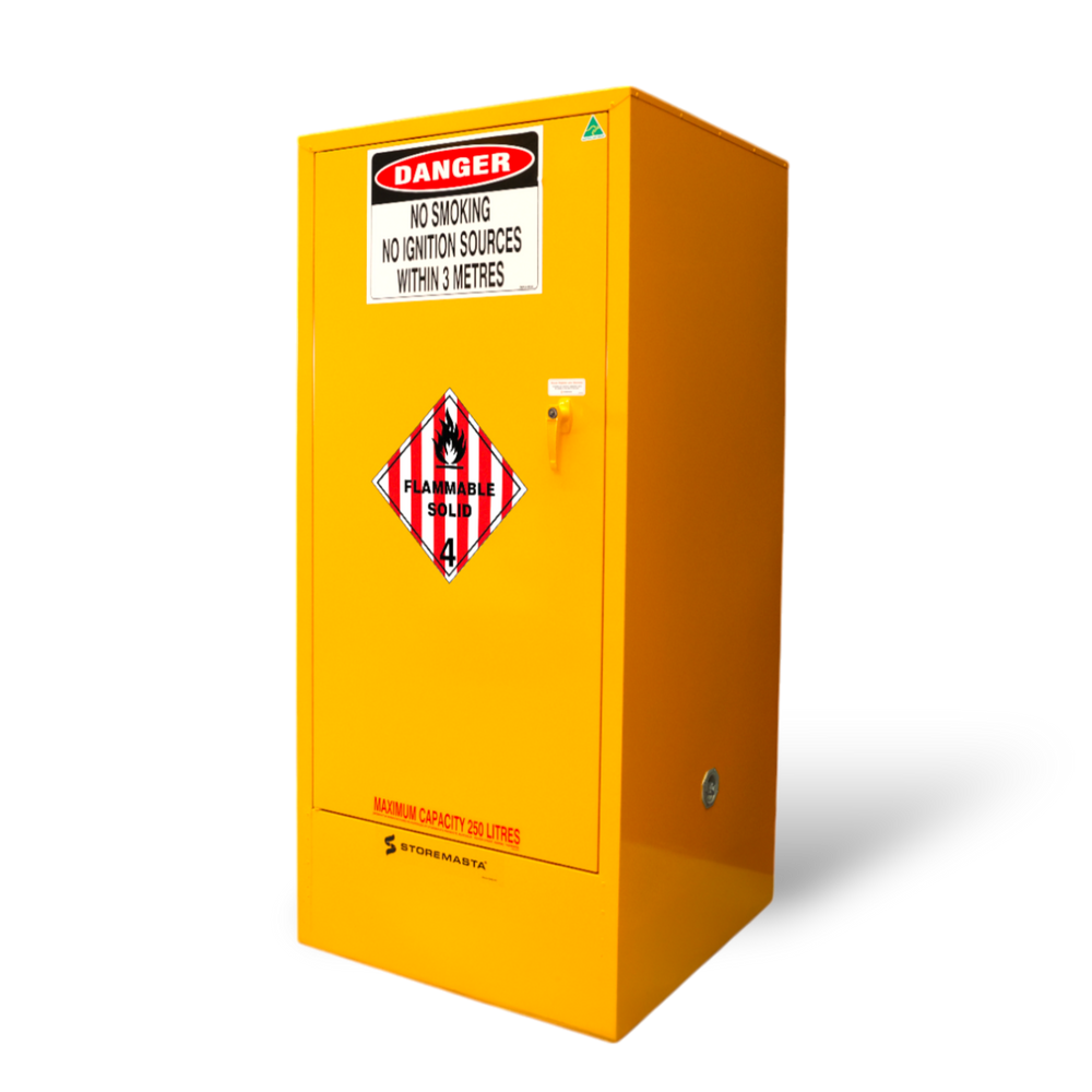 Flammable Solids Storage Cabinet - Single Door - 250L – Storemasta