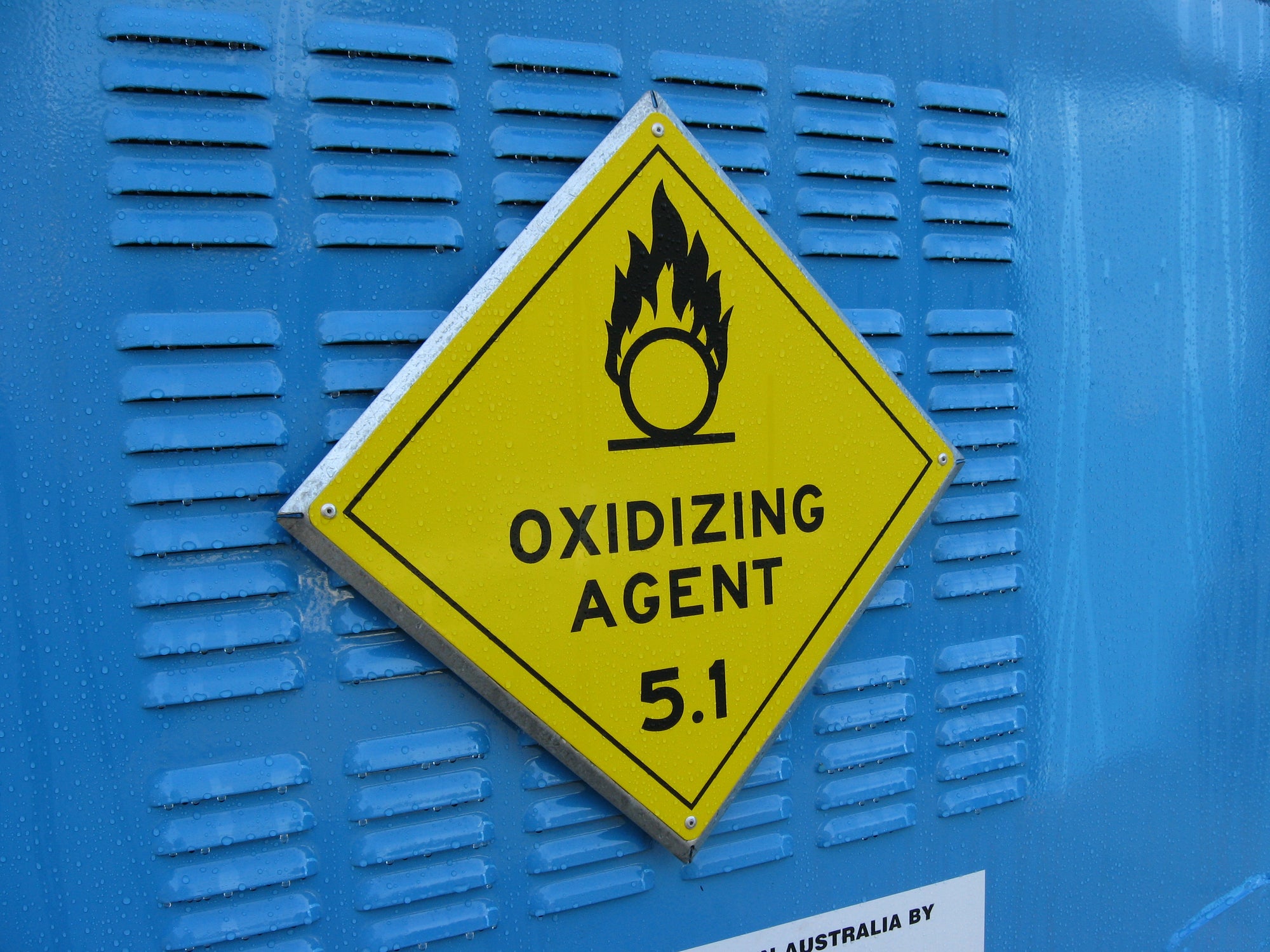 Single Depth Oxidising Agent Store - 2 IBC - Vertical – Storemasta