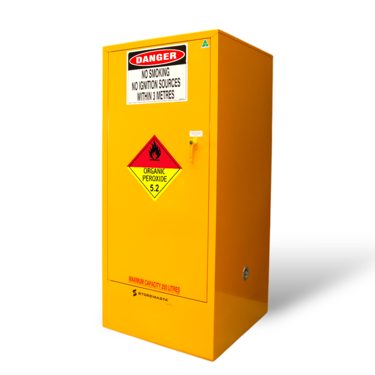 250L - Organic Peroxide Storage Cabinet - Single Door – Storemasta