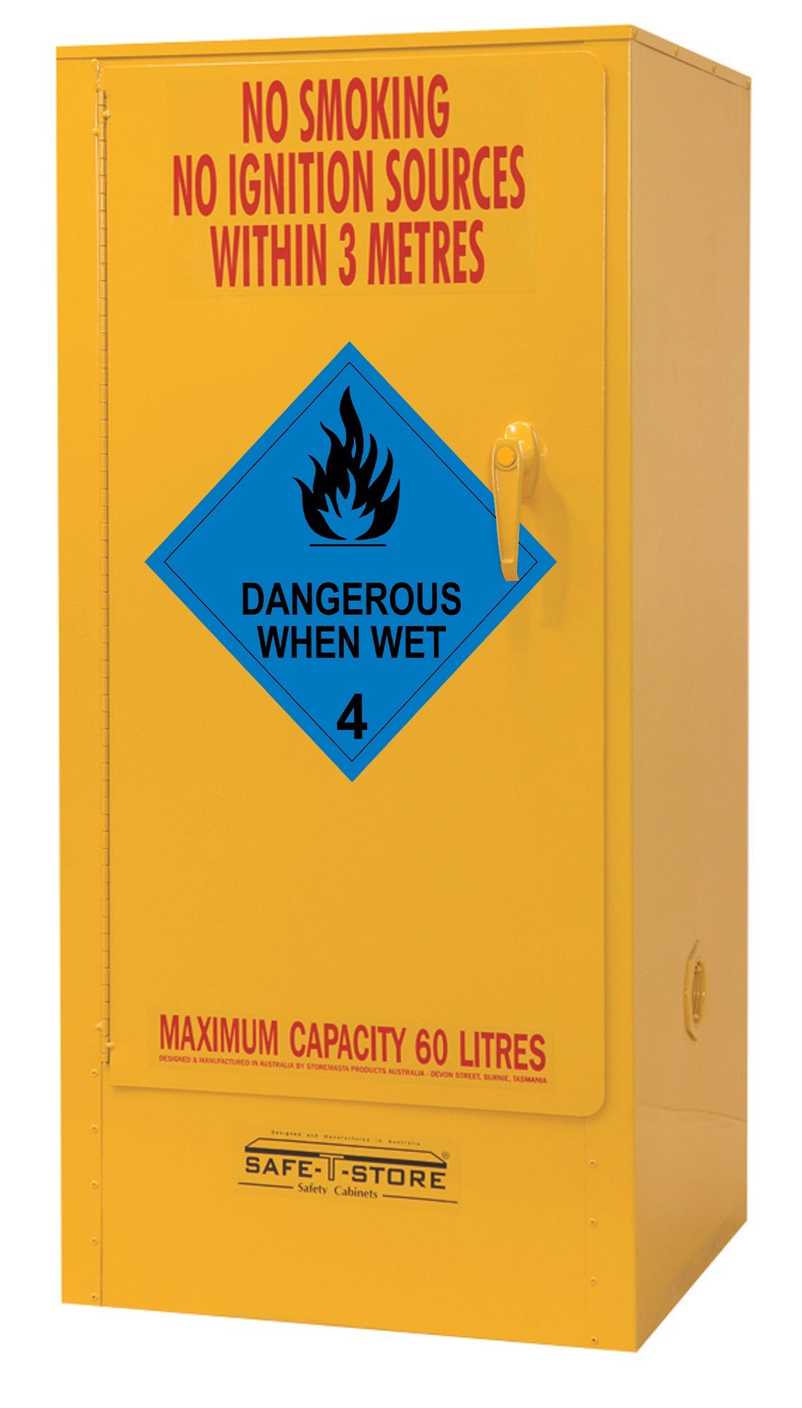 Dangerous When Wet Storage Cabinet - 60L – Storemasta