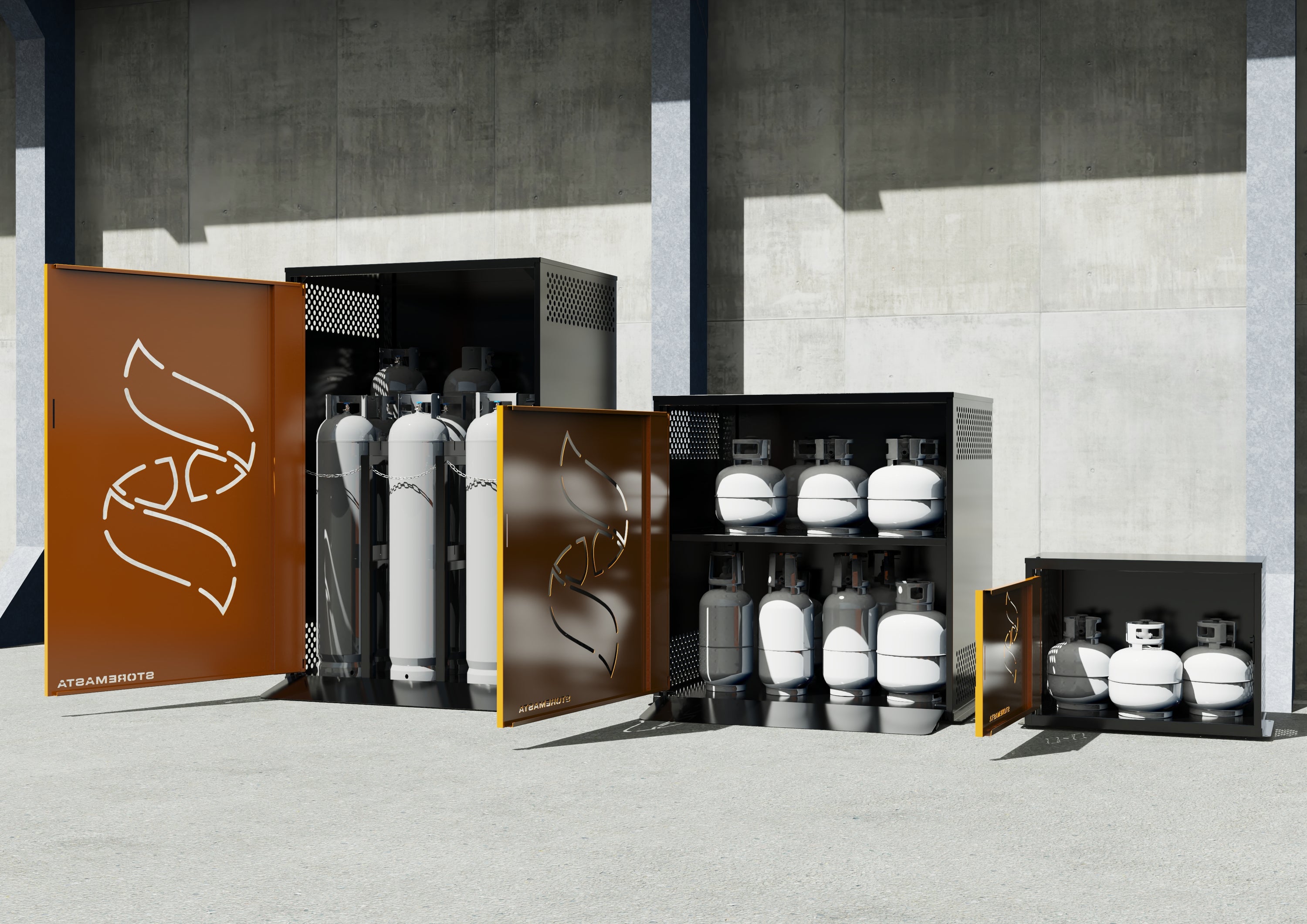 Acetylene Flammable Storage Cages - Class 2.1 – Storemasta