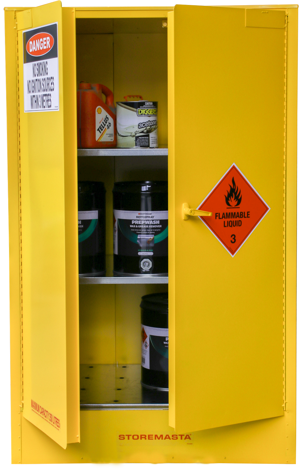 350L - Flammable Liquid Storage Cabinet – Storemasta